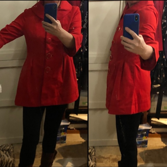 Eden Court | Jackets & Coats | Nwt Eden Court Bell Sleeve Trench Coat ...